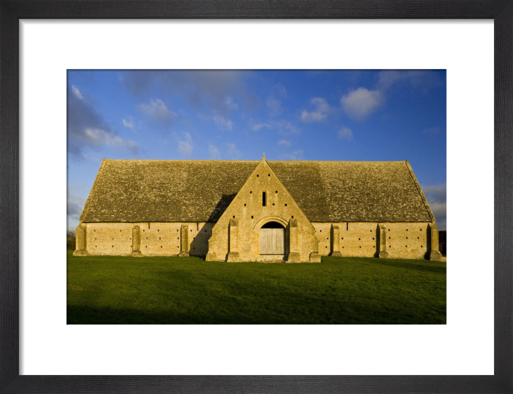 The mid-thirteenth century monastic Great Coxwell Barn near Faringdon ...