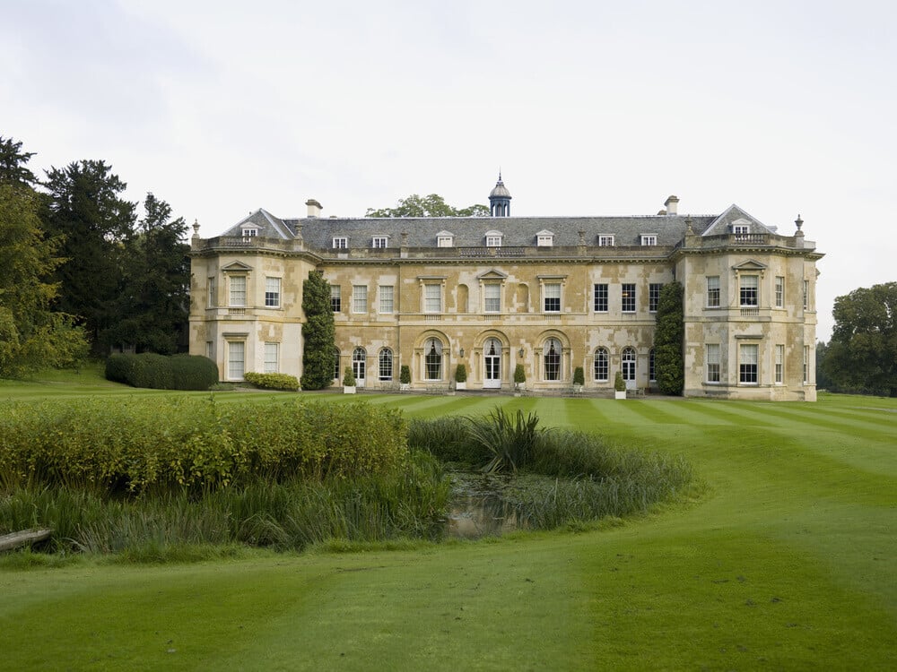 Exterior of Hartwell House, a historic house hotel in Buckinghamshire ...