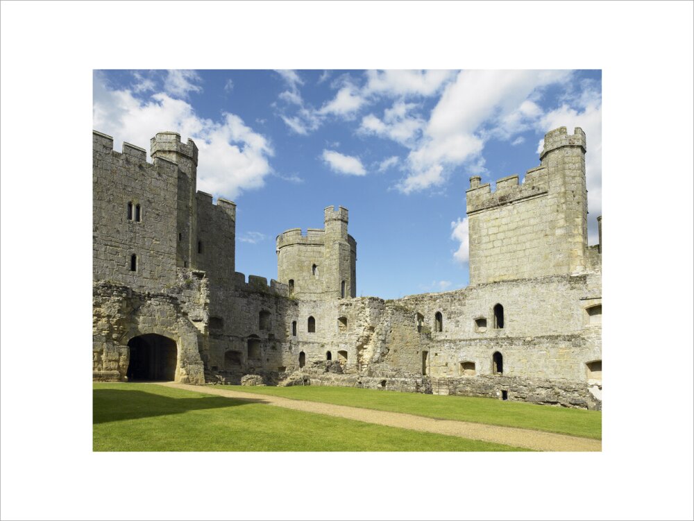 The rear of the Gatehouse with the entrance passage, and the East Rang ...