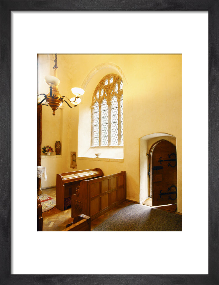An interior view of the Chapel at Compton Castle – National Trust Prints