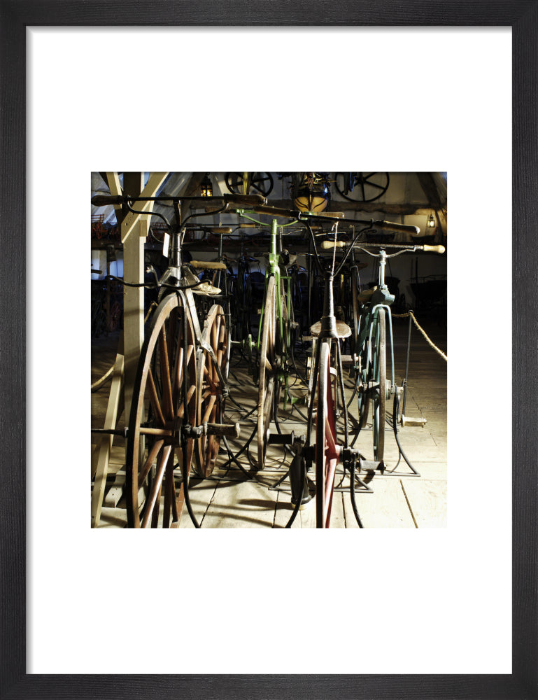 Velocipedes or boneshaker bicycles from the second half of the C19th ...