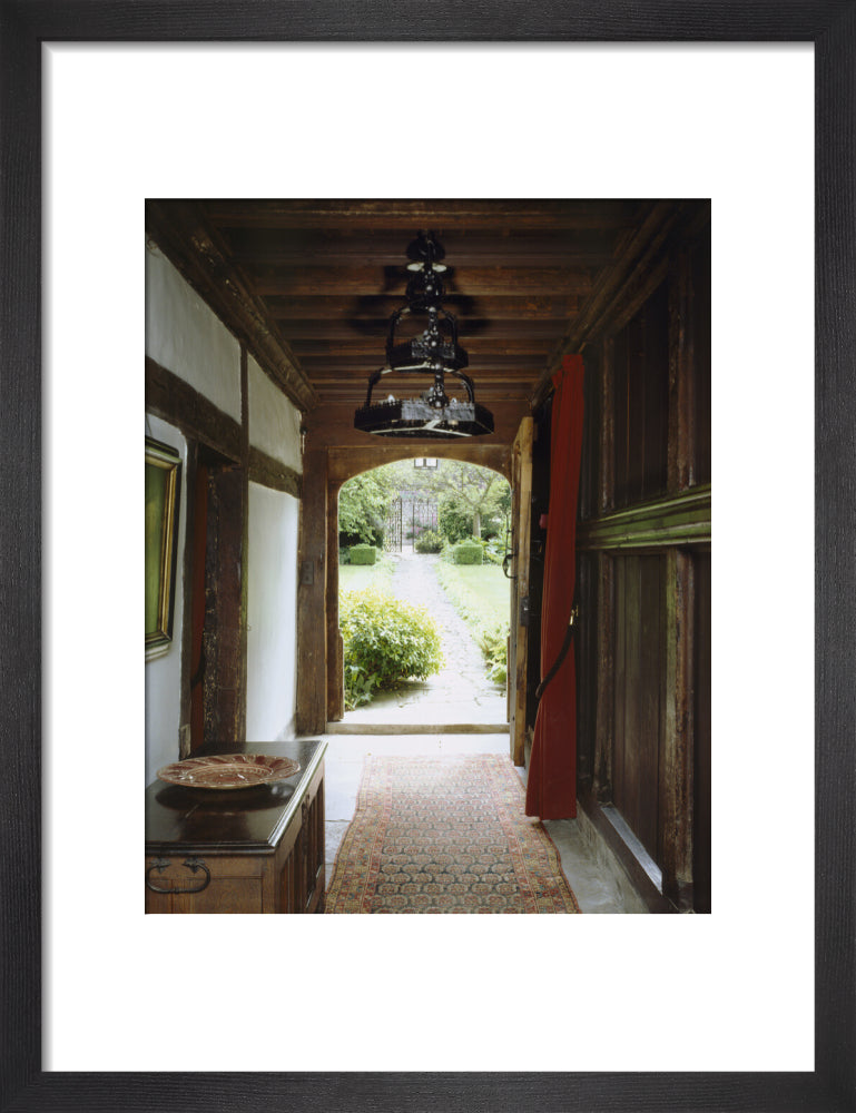 Axial view along the Screens Passage from back to front, at Stoneacre ...