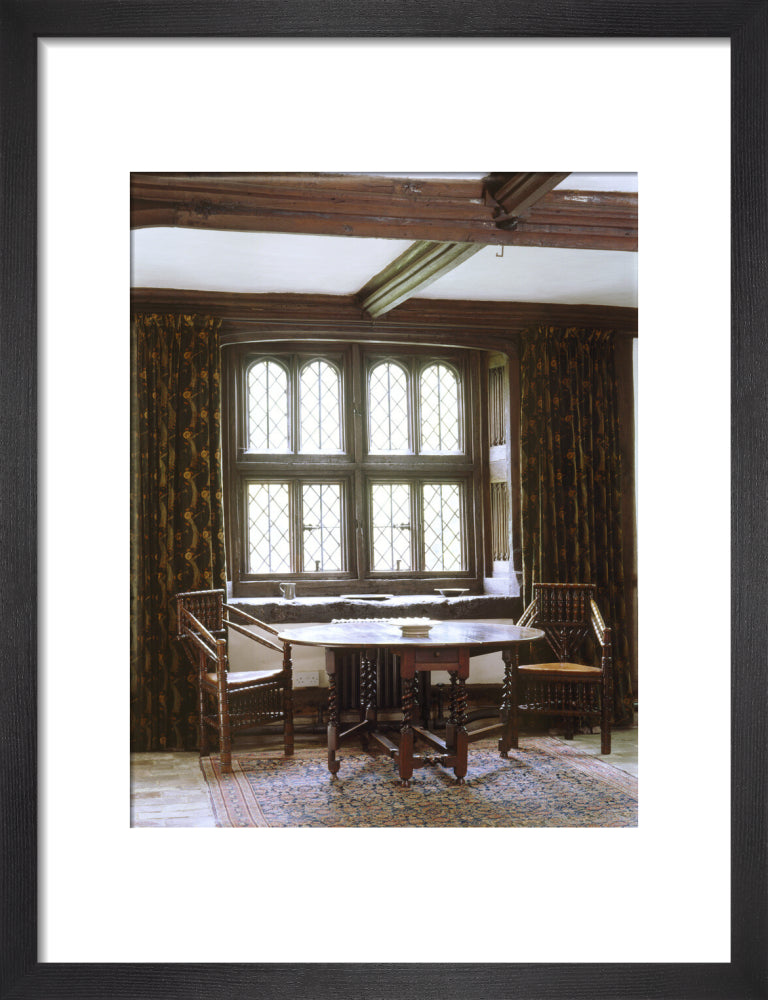 Window in the Parlour at Stoneacre, Kent, framed by Herbert Horne 19th ...