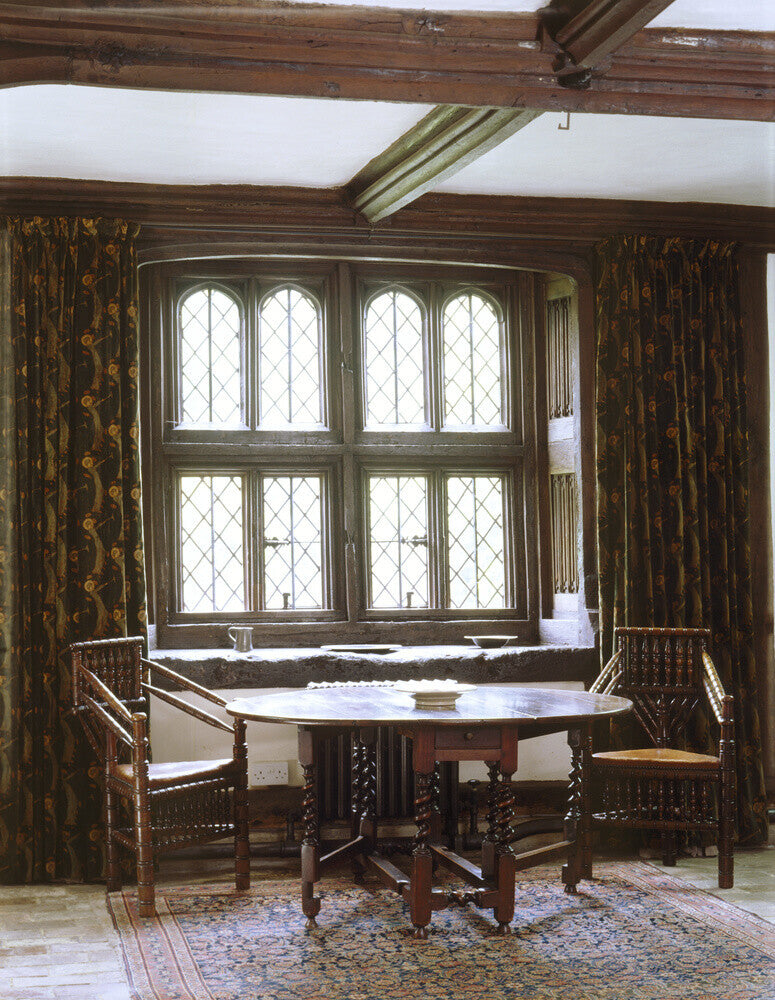 Window in the Parlour at Stoneacre, Kent, framed by Herbert Horne 19th ...