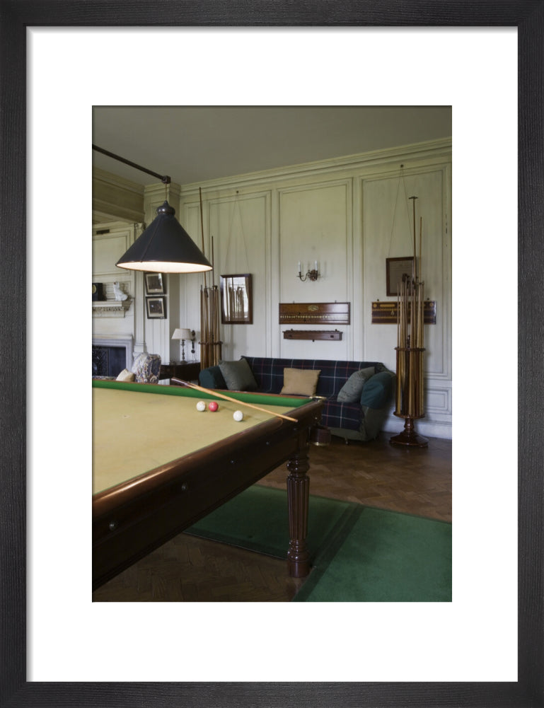 The Billiard Room at Dunham Massey, Cheshire – National Trust Prints